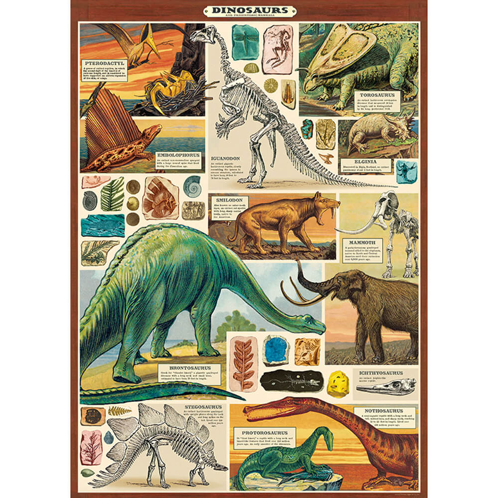 Dinosaur Print - Dinosaur Gift Wrap - Dinosaur Poster