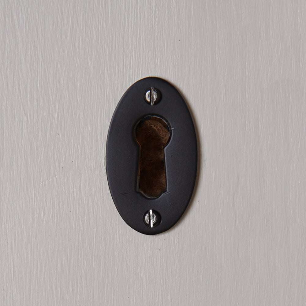 Escutcheon keyhole cover - Key hole cover - Black escutcheon