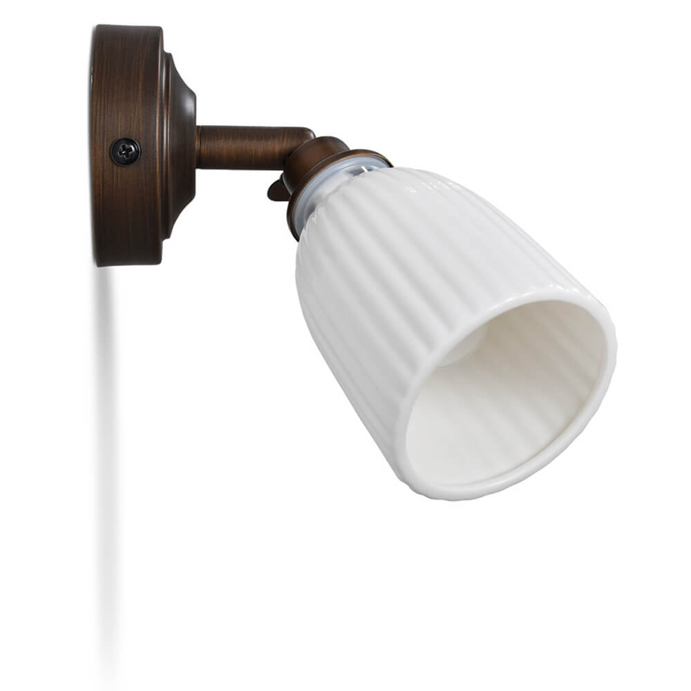 Bathroom wall light - Ceramic bathroom light - Bathroom sconces