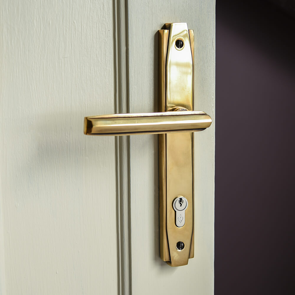 Art deco door handles - Lever handles - Multi point lock handles
