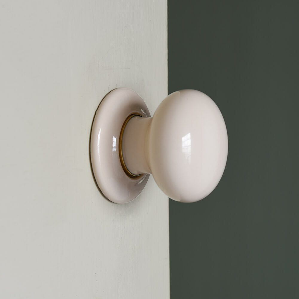 Cream Door Knobs | Cream Ceramic Door Knobs