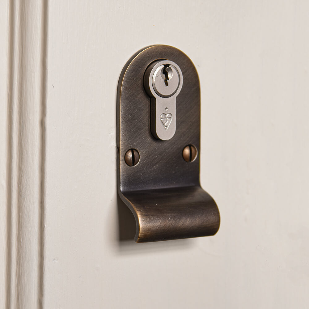 Cylinder latch pull - Door pull latch - Euro cylinder latch