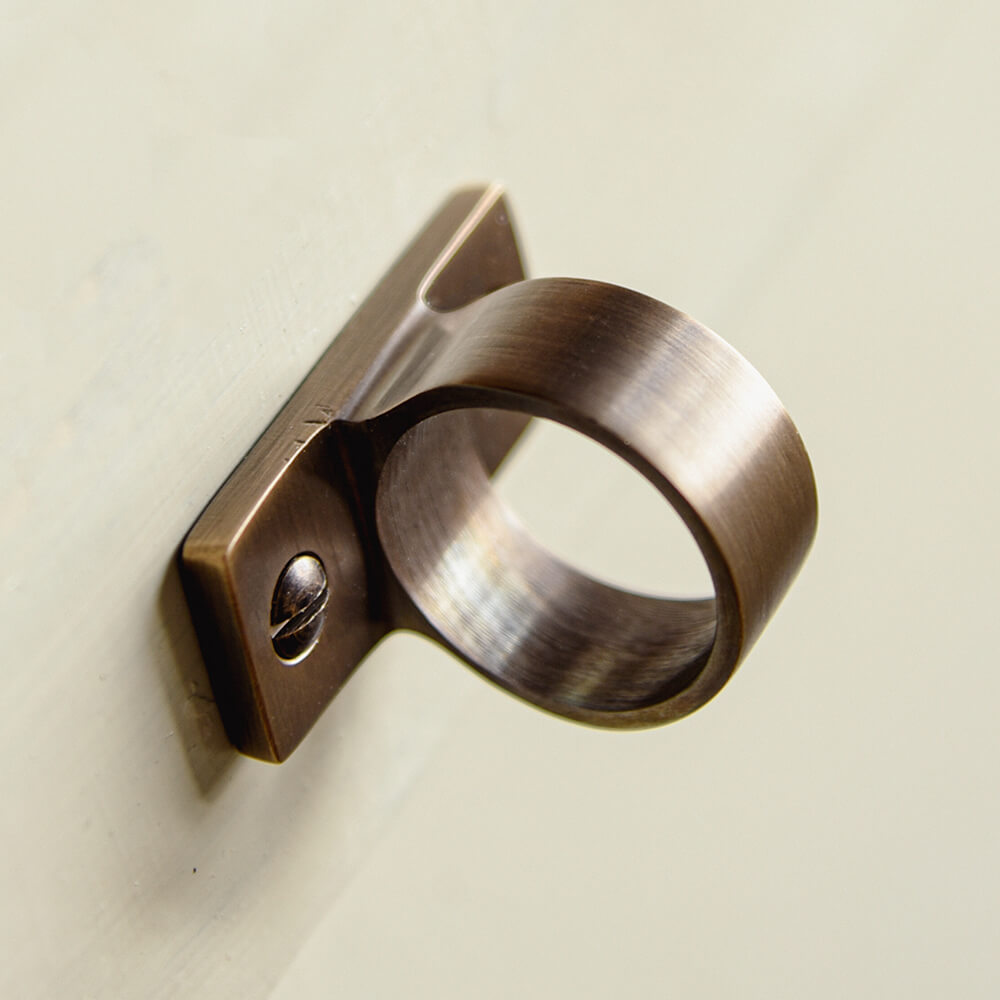 Sash window lifters - Brass window sash lift - Sash lift handle