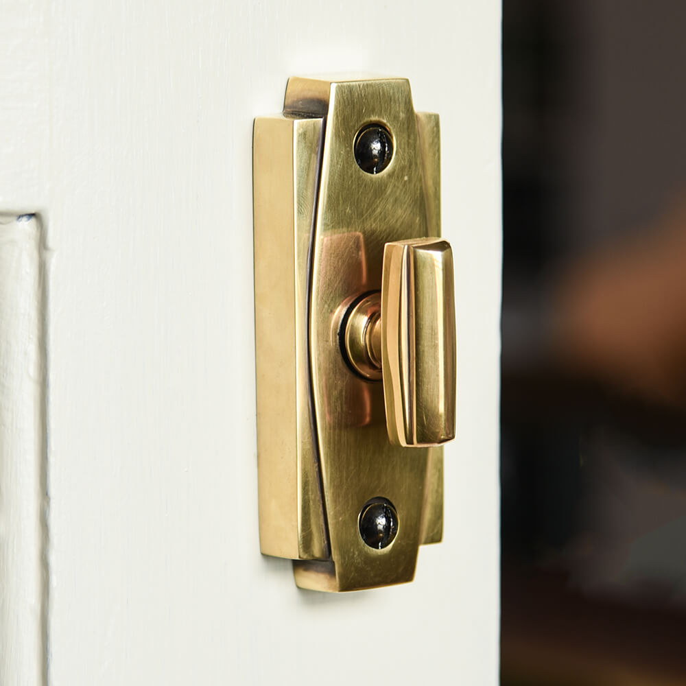 Thumbturn - Bathroom privacy lock - Antique brass bathroom lock