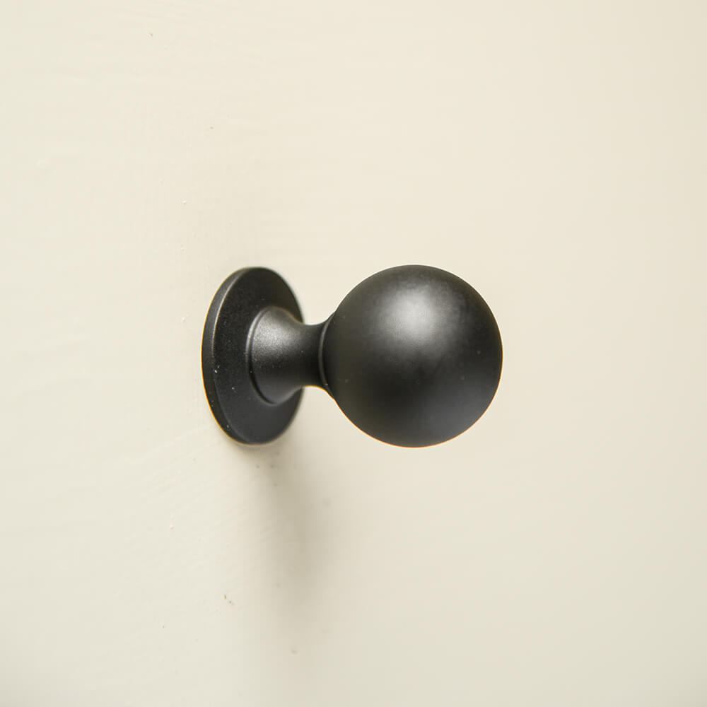 Cupboard knobs - Black drawer knobs - Ball cabinet knobs