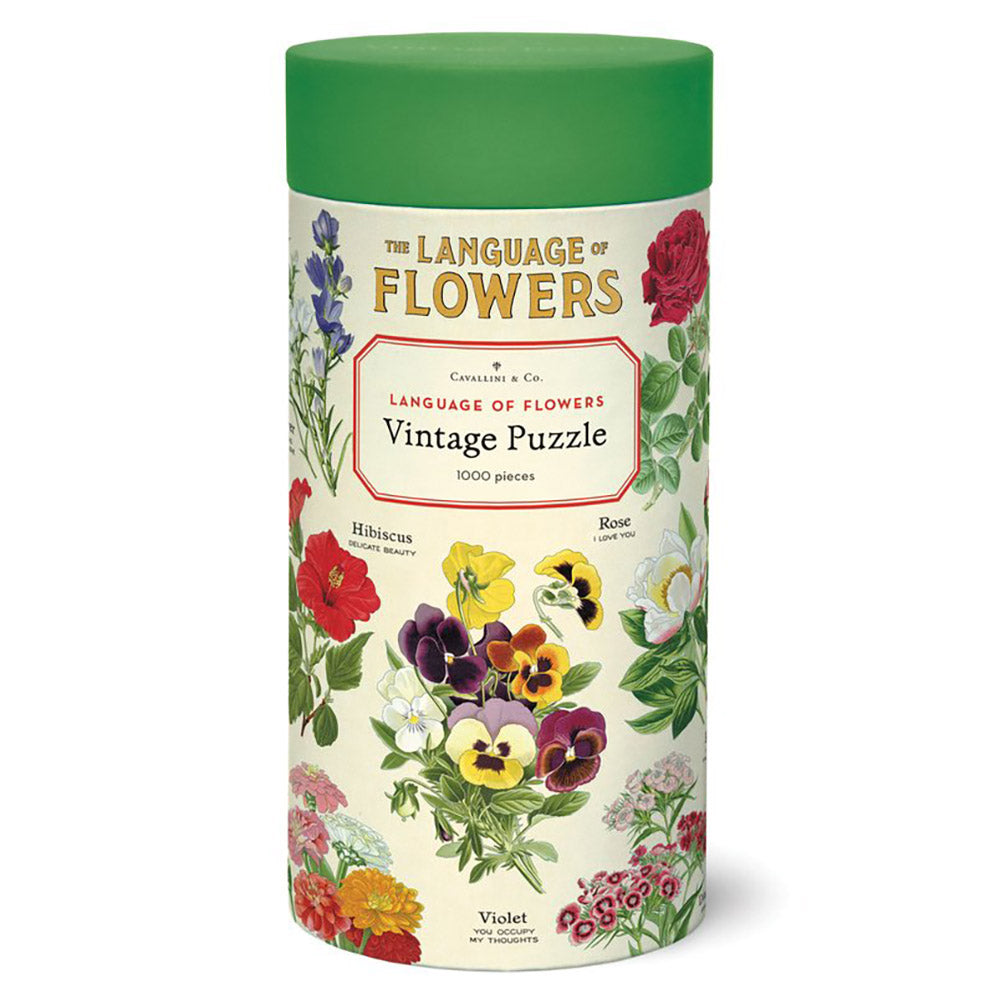 1000 piece jigsaw - Flower jigsaw puzzle - Cavallini jigsaw