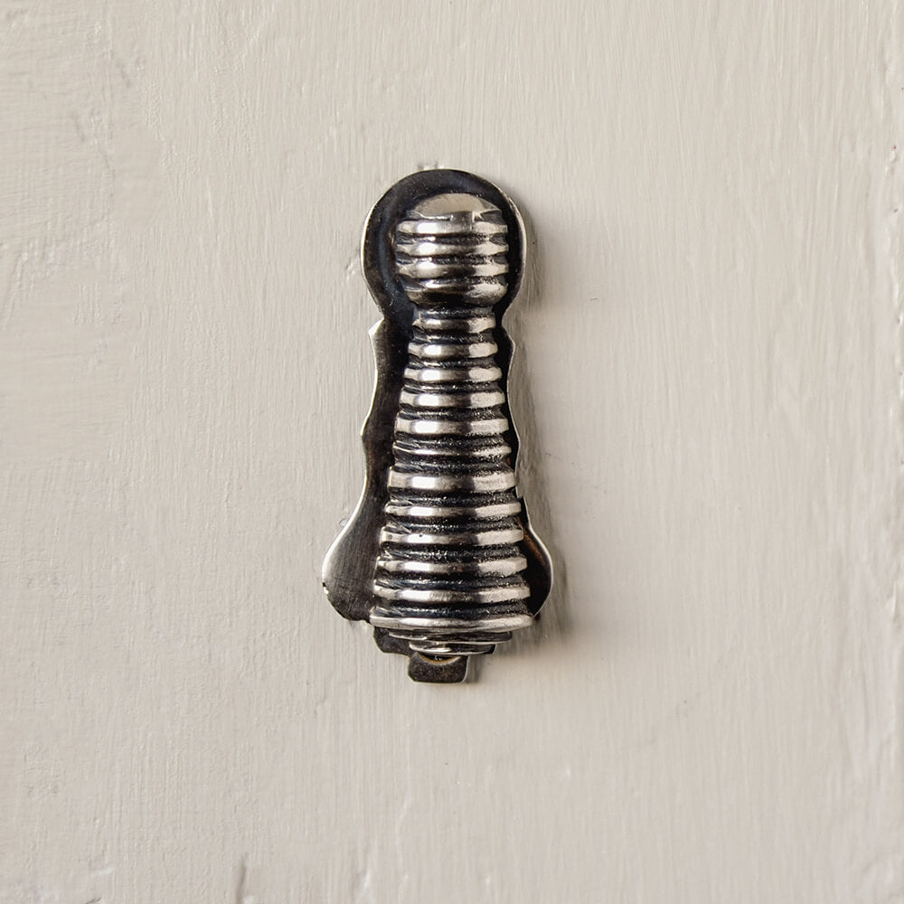 Escutcheon | Beehive escutcheon | Nickel keyhole cover