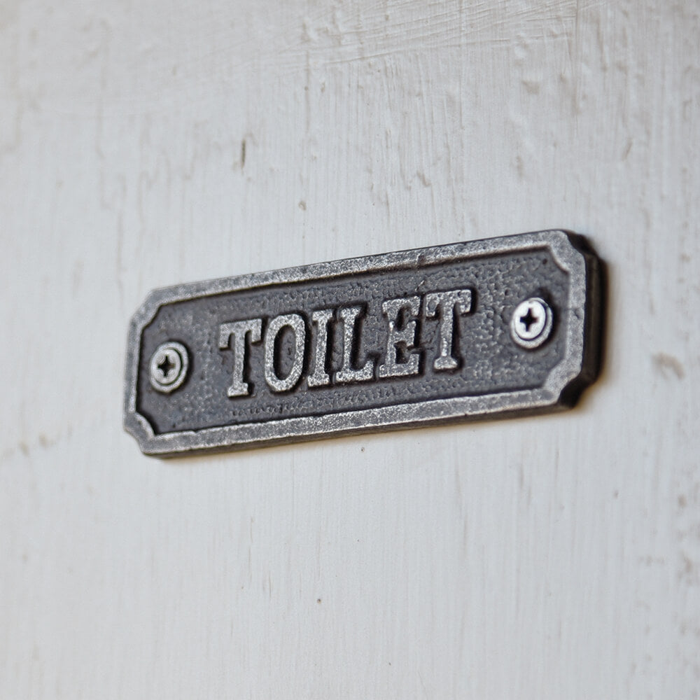 Door plaque | Toilet door sign | Toilet door plaque