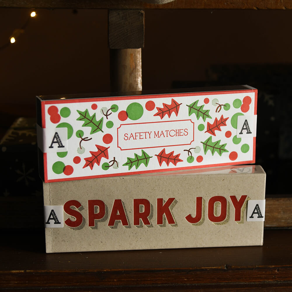 Extra long matches - Christmas matches - Decorative matches