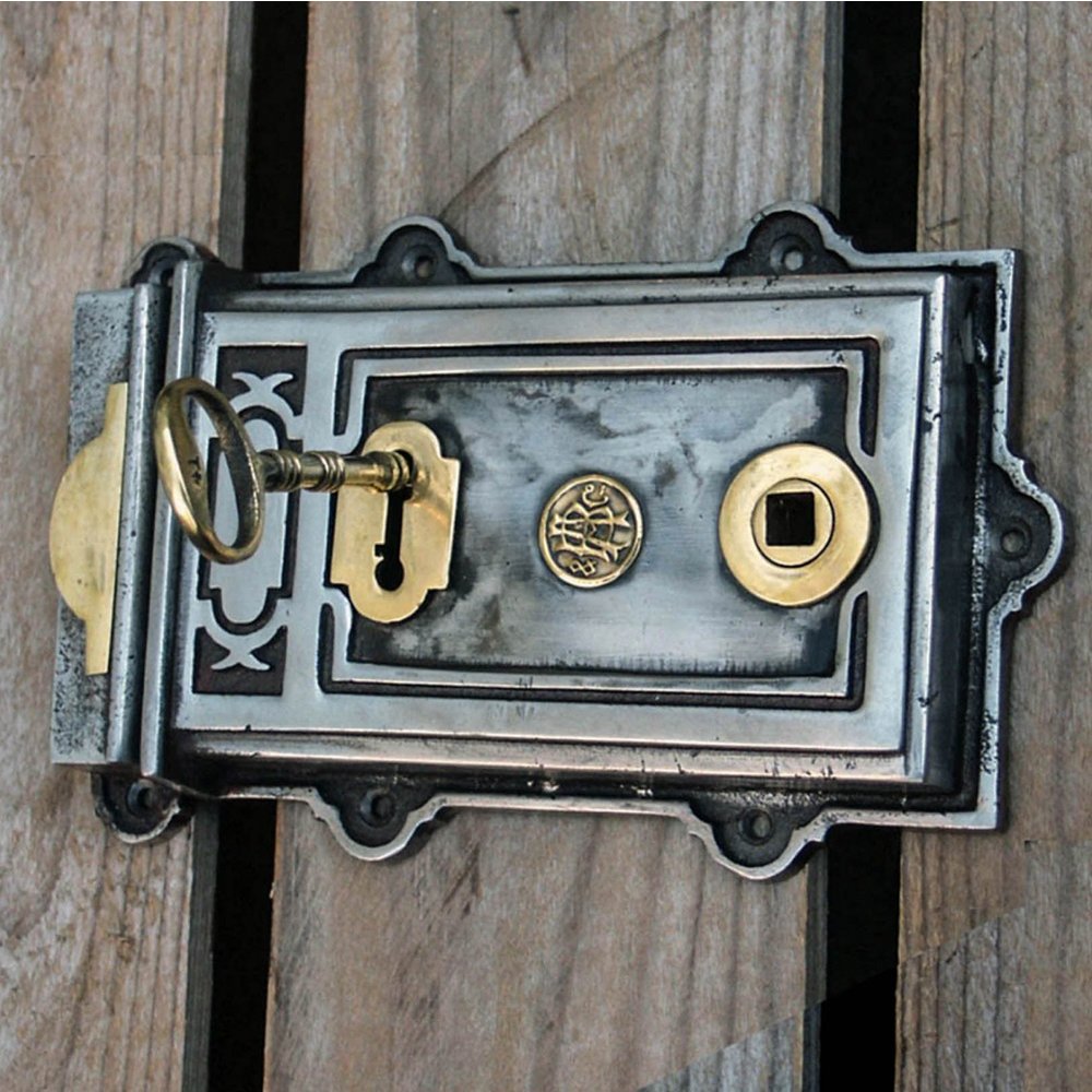 Rim Lock | Cast Iron Rim Lock | Large Rim Lock