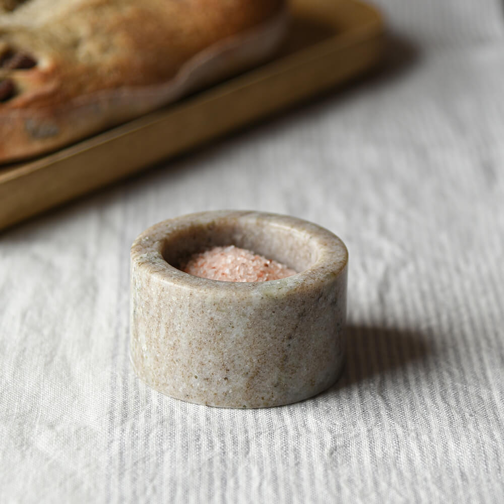Salt cellar - Salt pinch pot - Marble salt cellar