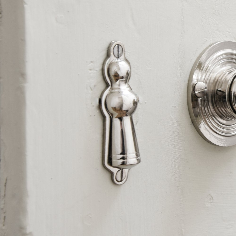 Keyhole Cover | Antique Keyhole Covers | Nickel Escutcheon