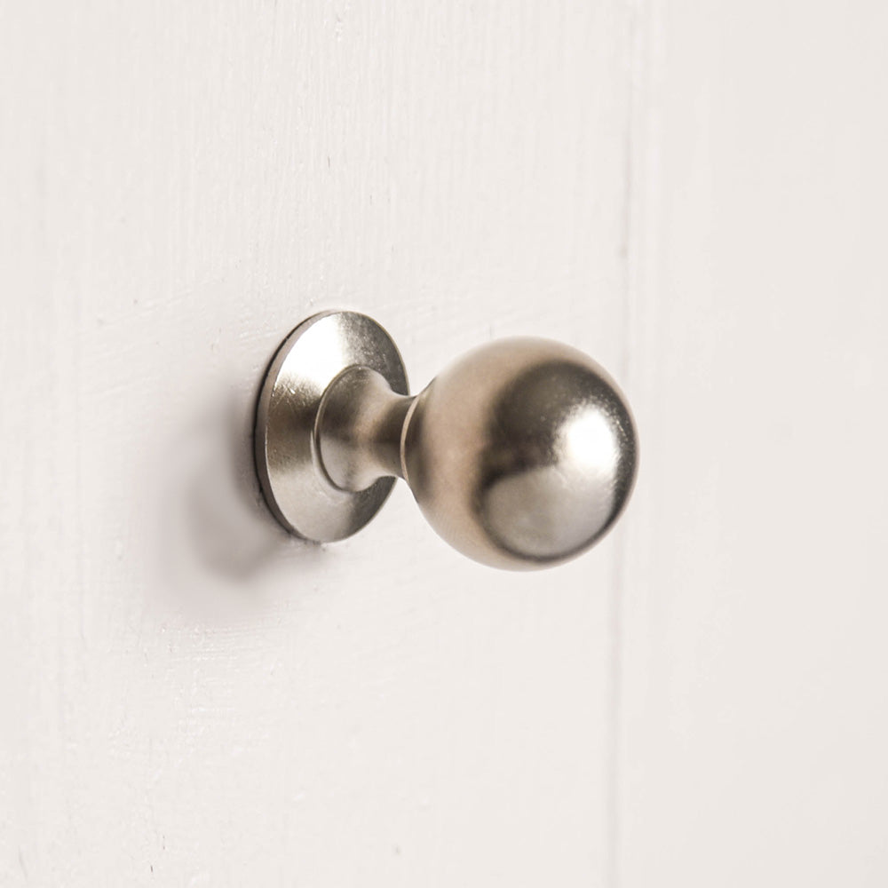 Cabinet knobs - Brushed nickel drawer knobs - Ball cabinet knobs