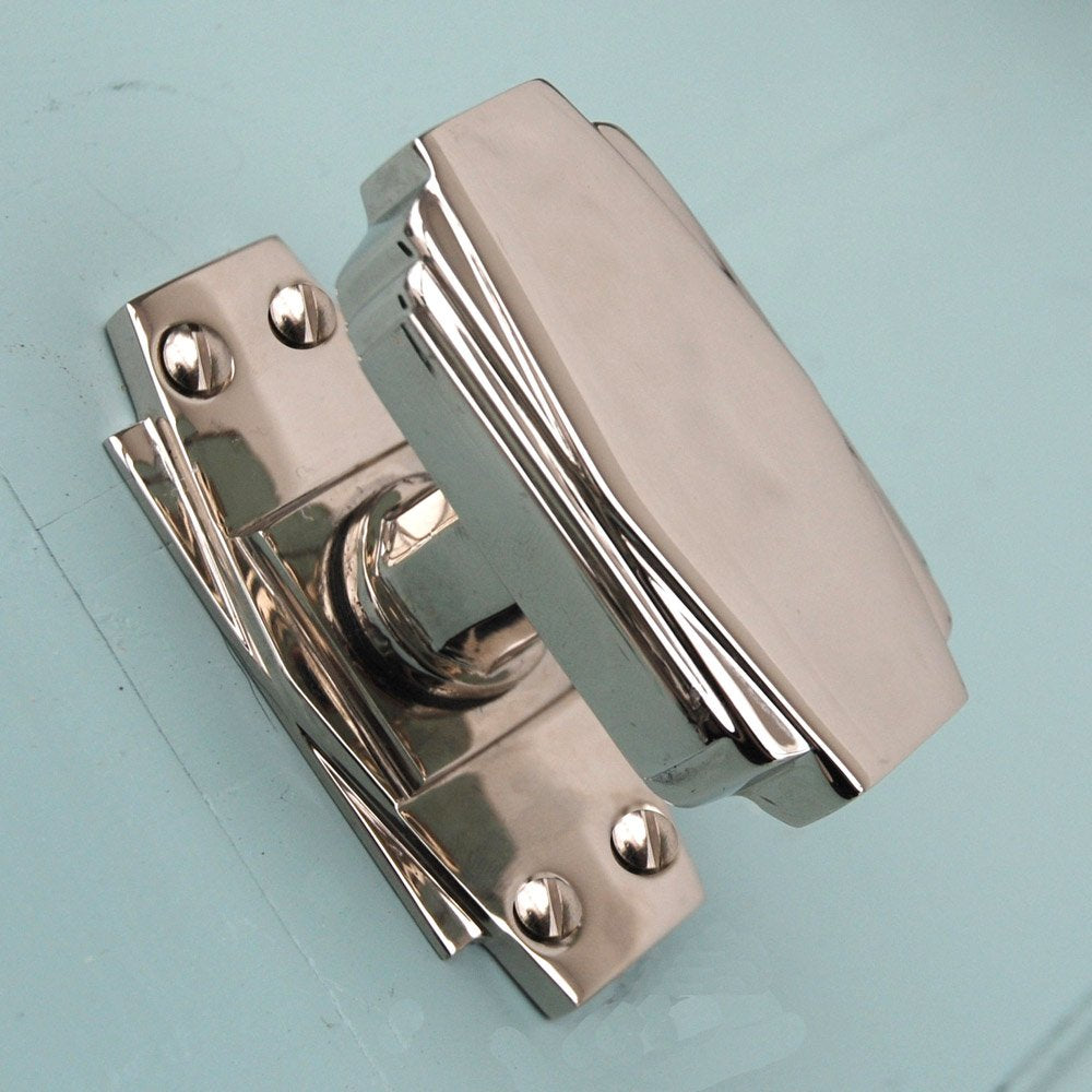 Art deco door knobs - Nickel door handles - Art deco handles