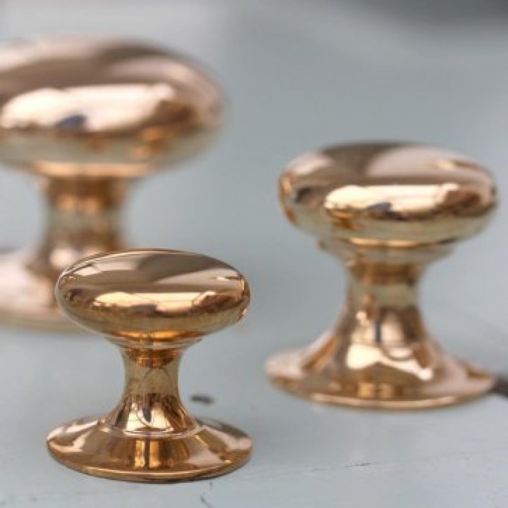 Gun metal cabinet knobs - Round bronze cabinet knobs