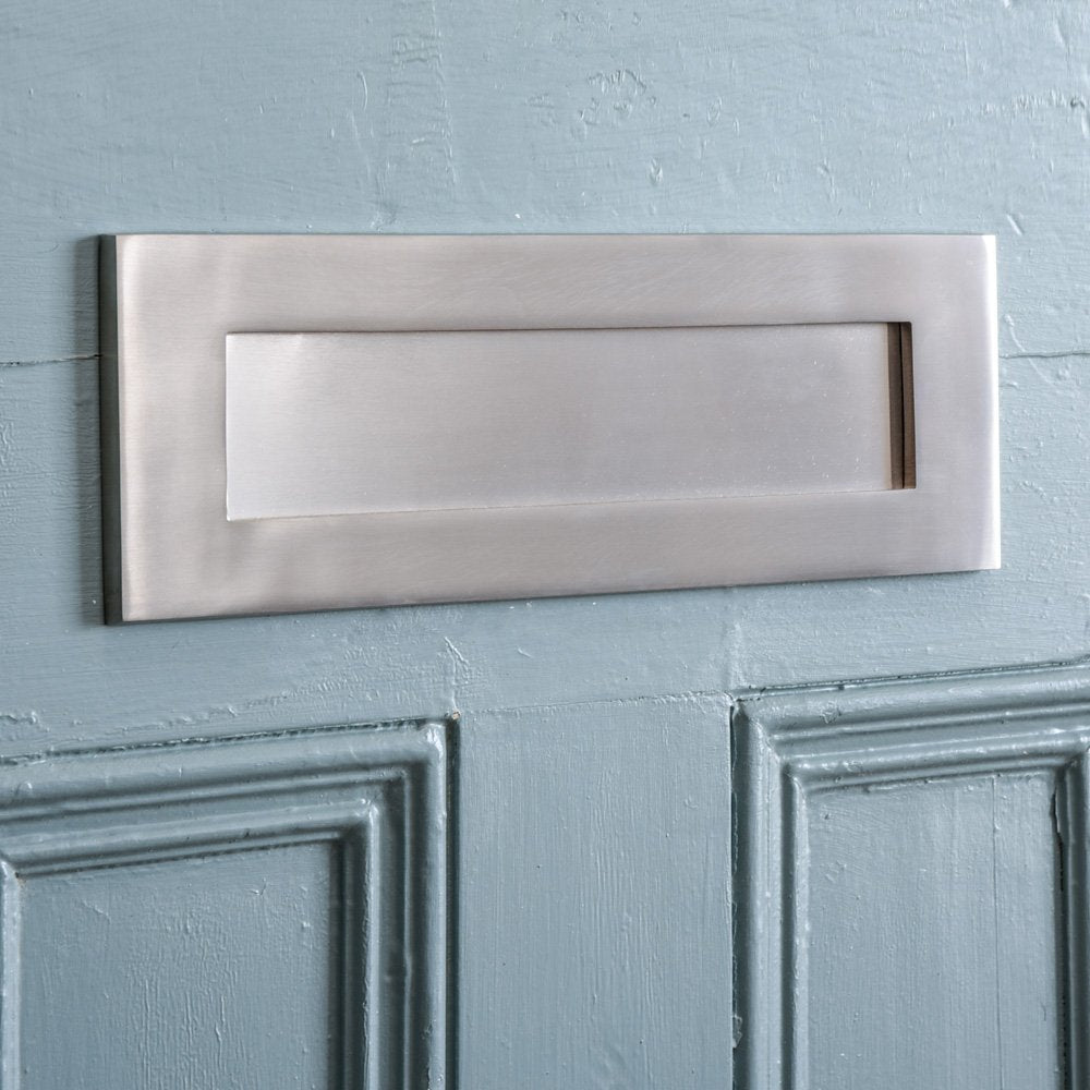 Letterbox - Letter Plate - Satin nickel letterbox