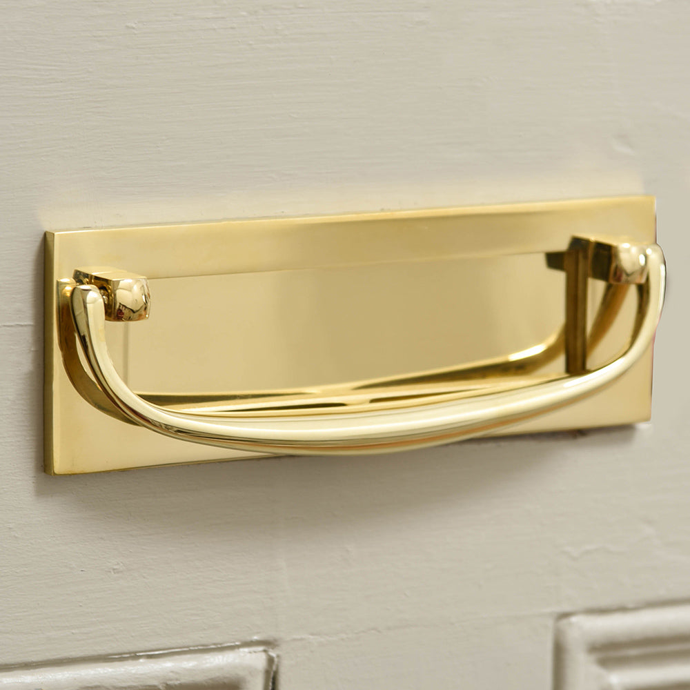 Door letterbox - Brass letter box - Brass letter plate